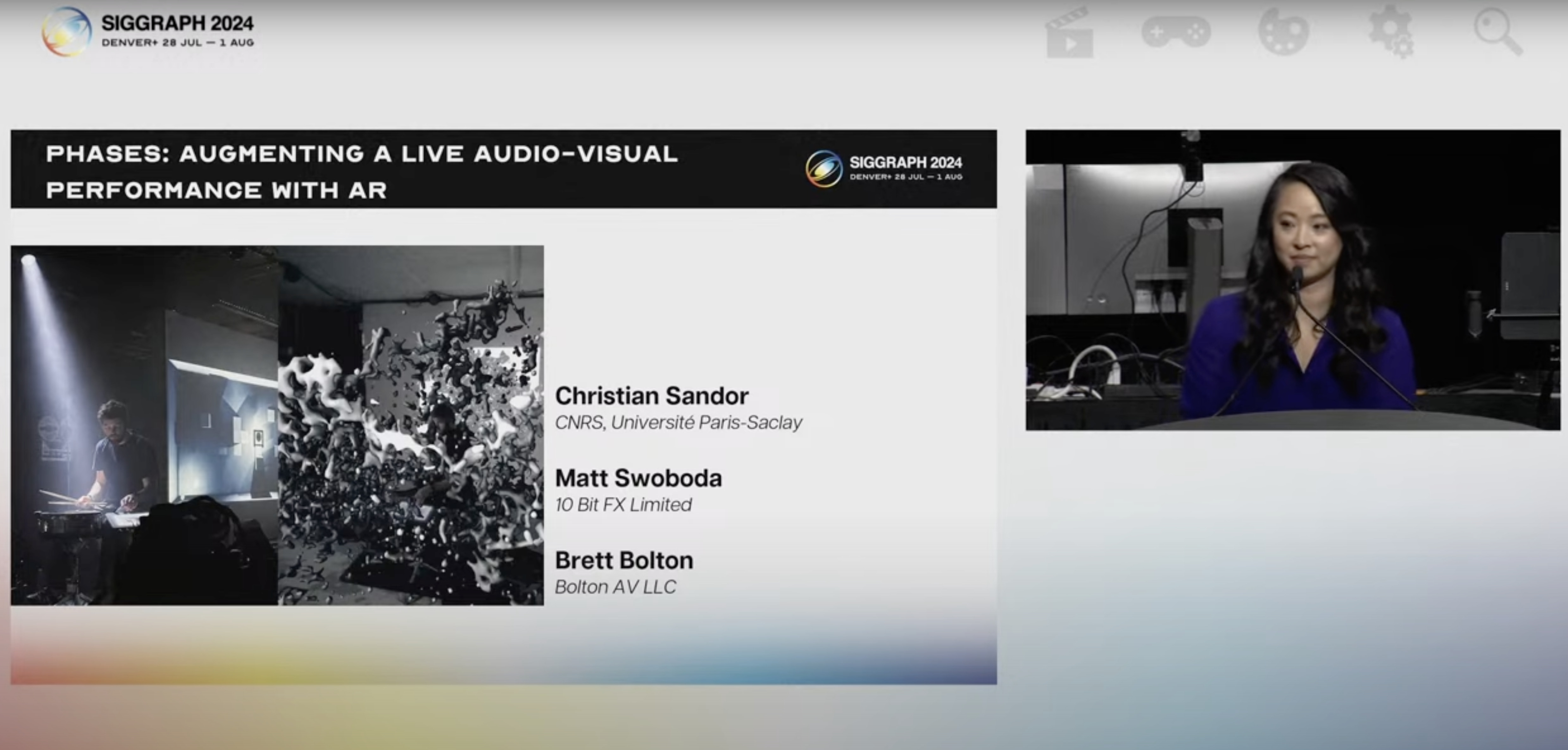 Demo at ACM SIGGRAPH Real-Time Live! | Christian Sandor